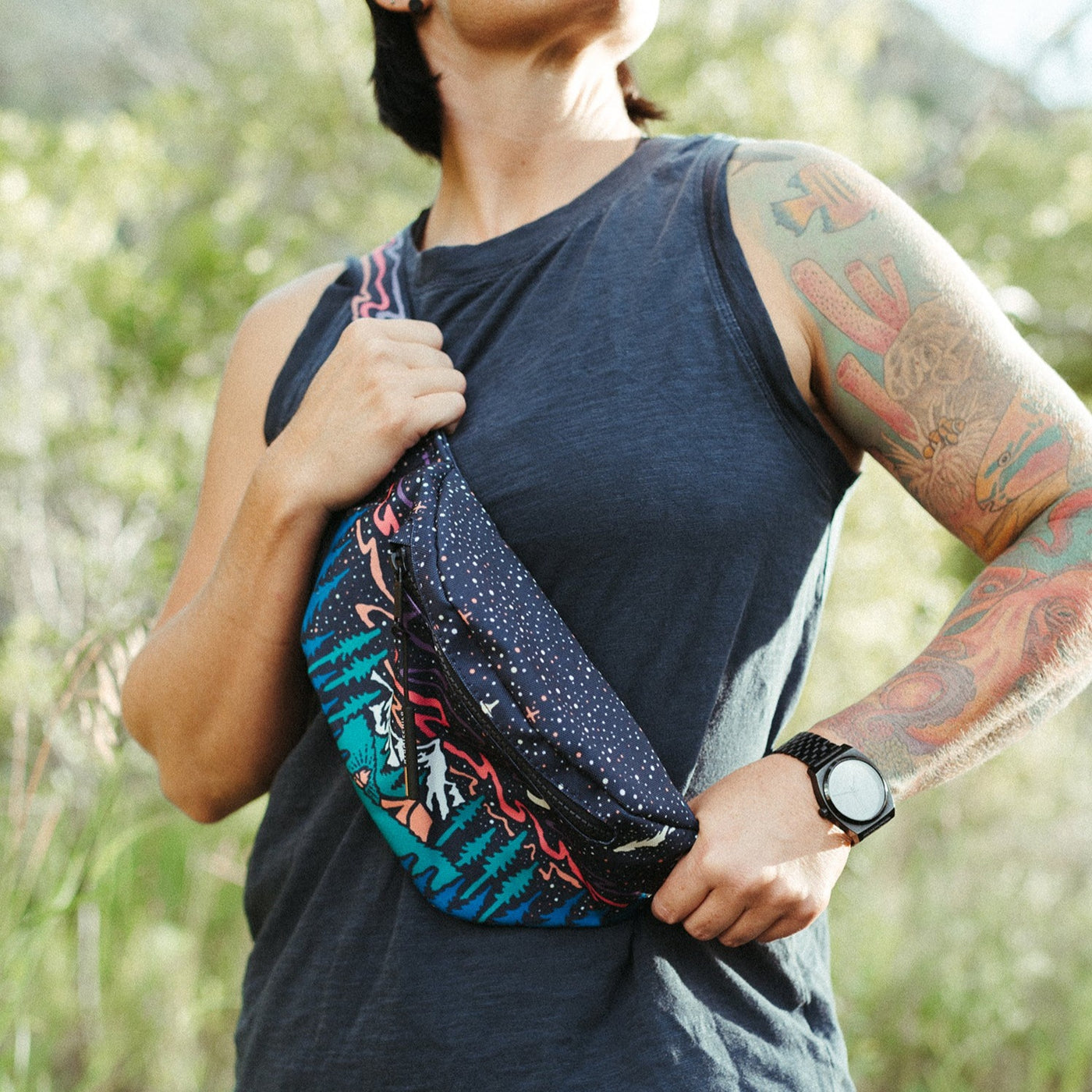 Midnight Campsite Fanny Pack — Atomicchild