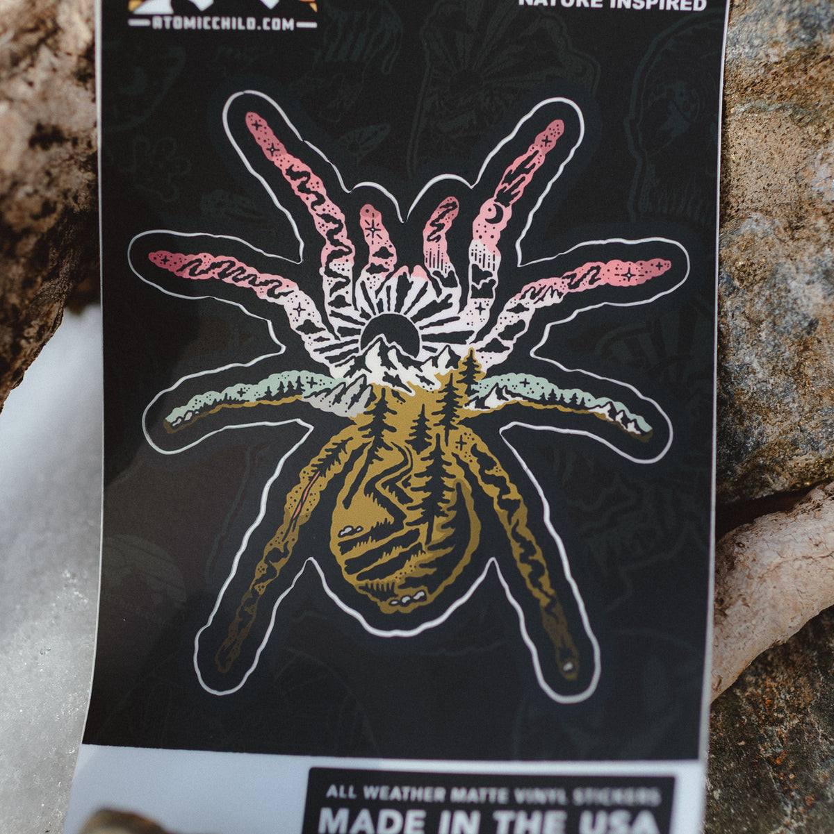 Tarantula Sticker — Atomicchild