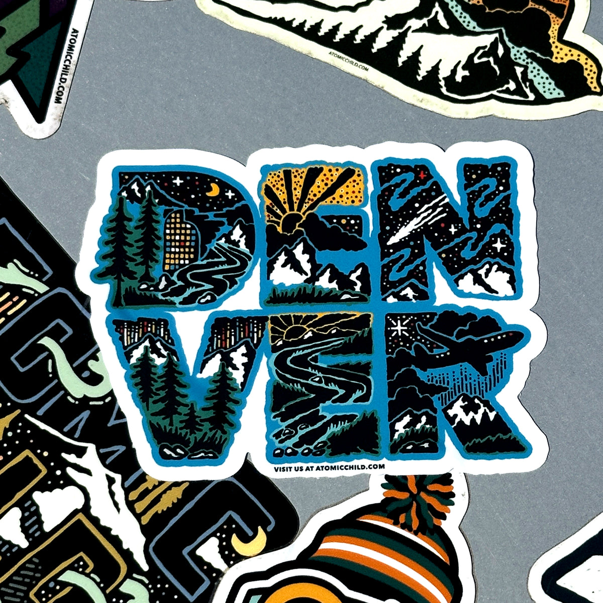 Denver City Sticker — Atomicchild