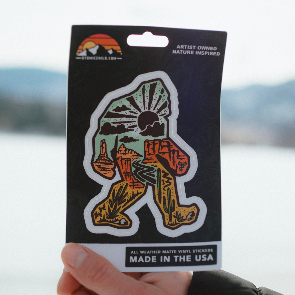 Southwest Yeti Sticker — Atomicchild