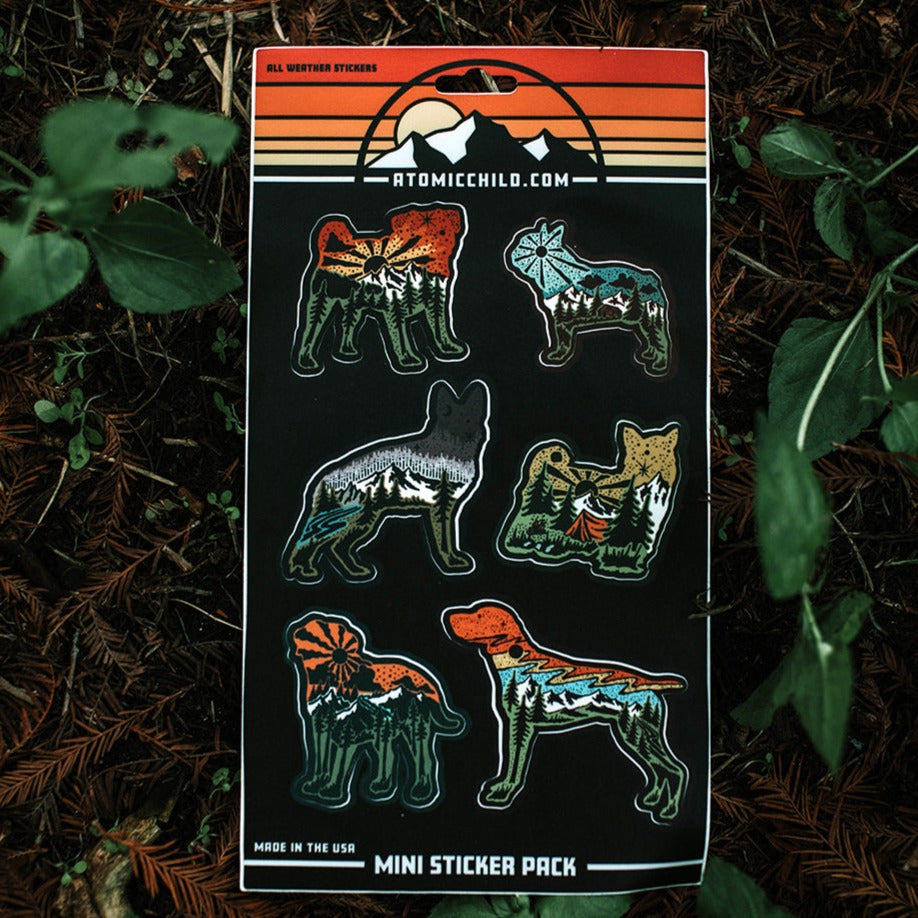 Dogs Mini Sticker Sheet — Atomicchild