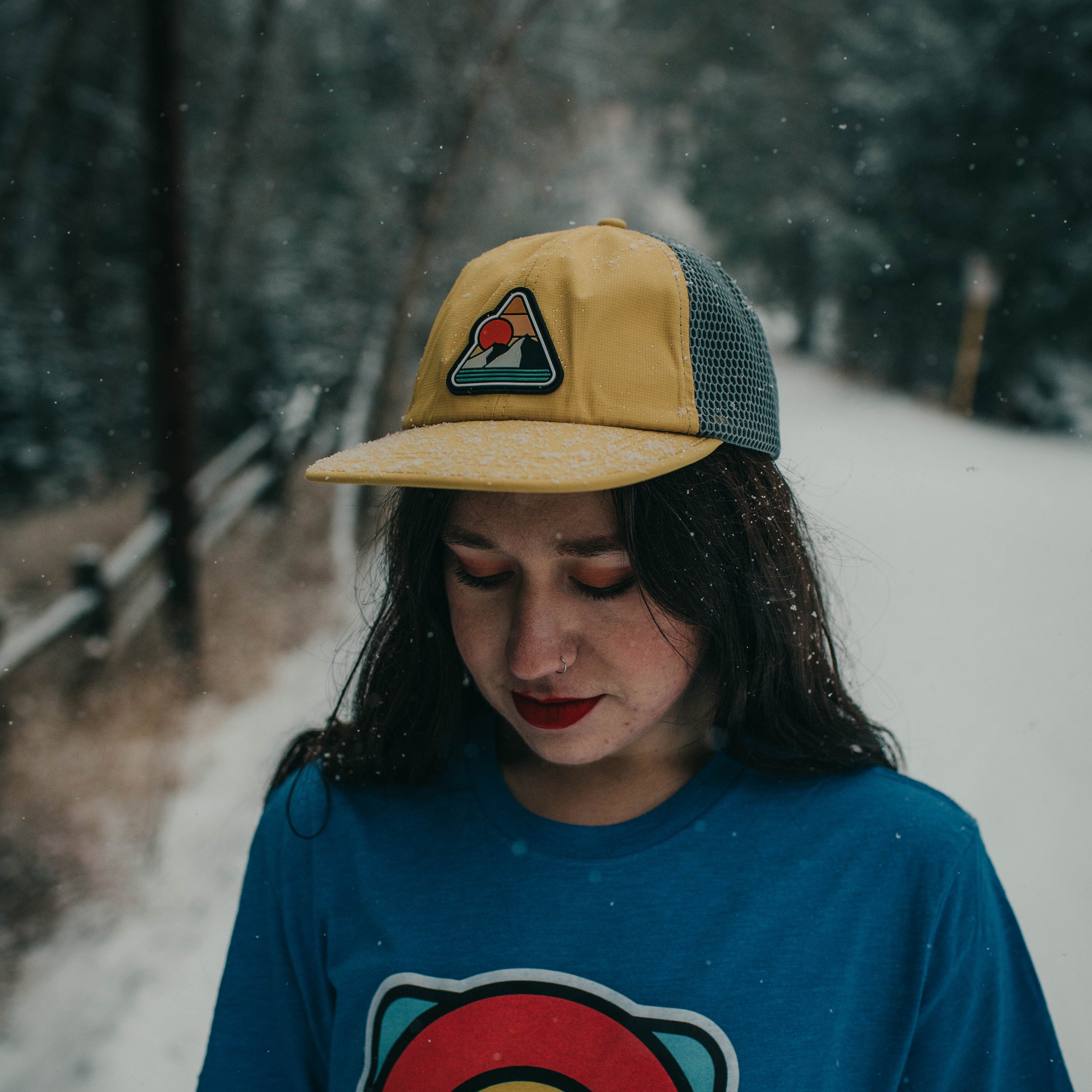 Vintage Mountain Backpack Hat — Atomicchild