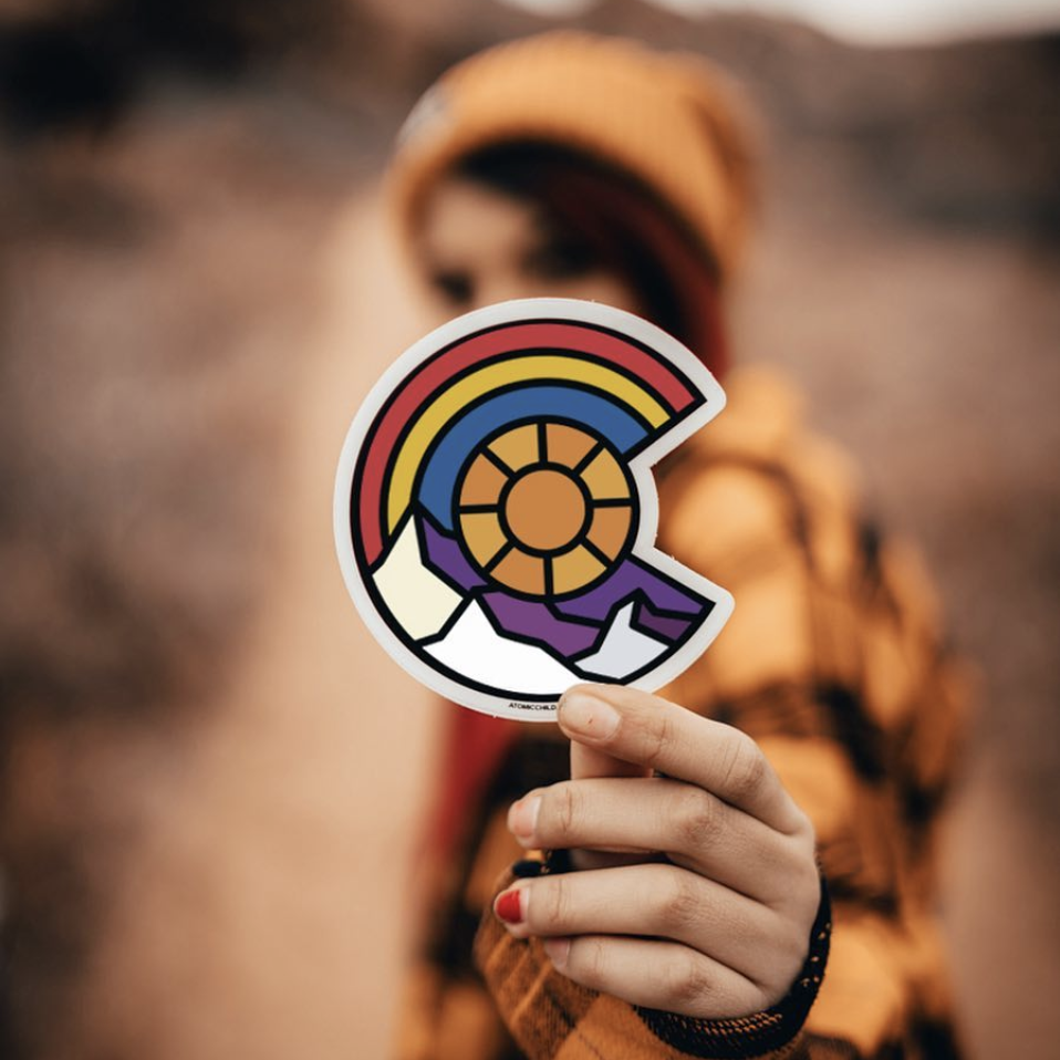 Colorado C Sticker — Atomicchild
