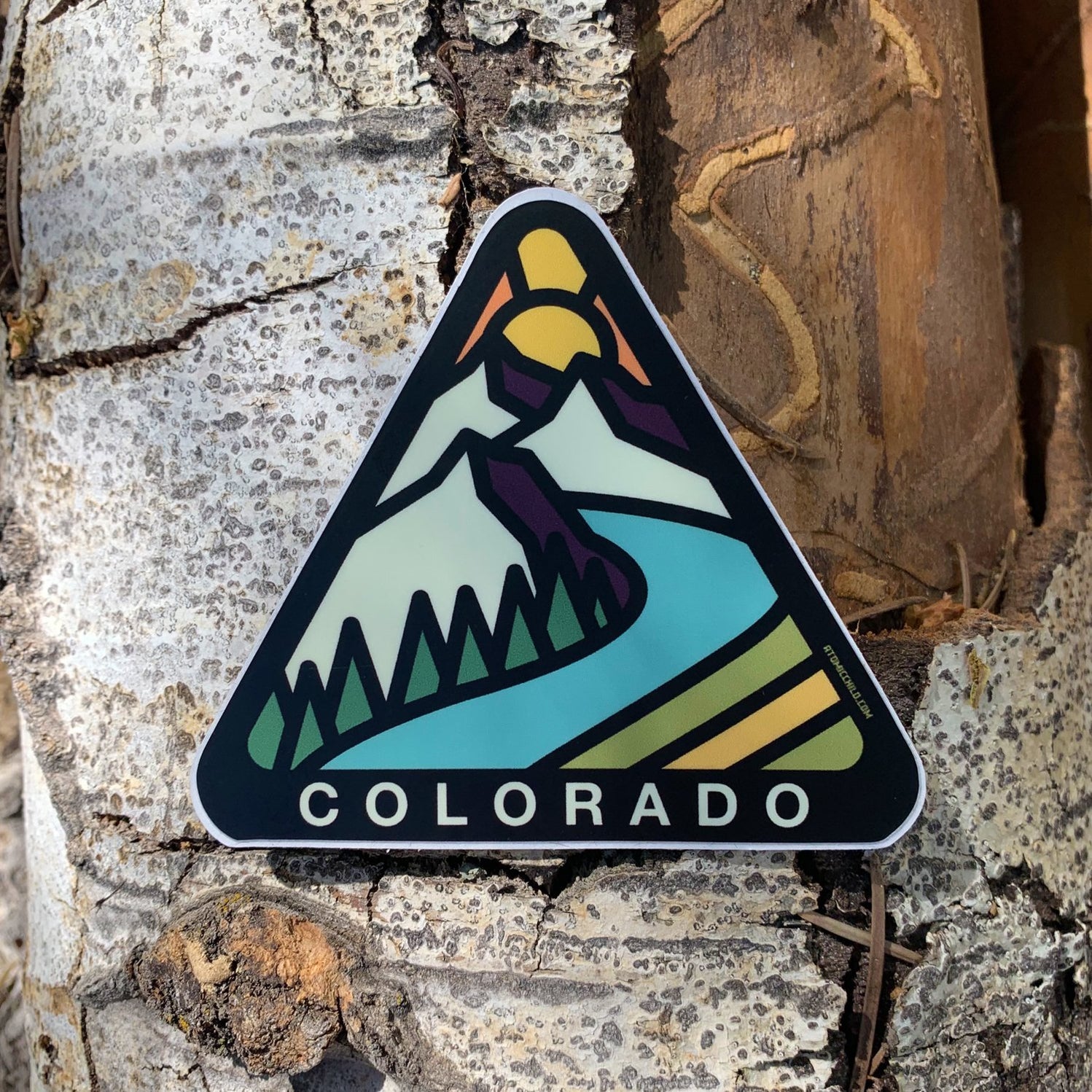 Colorado Badge Sticker — Atomicchild