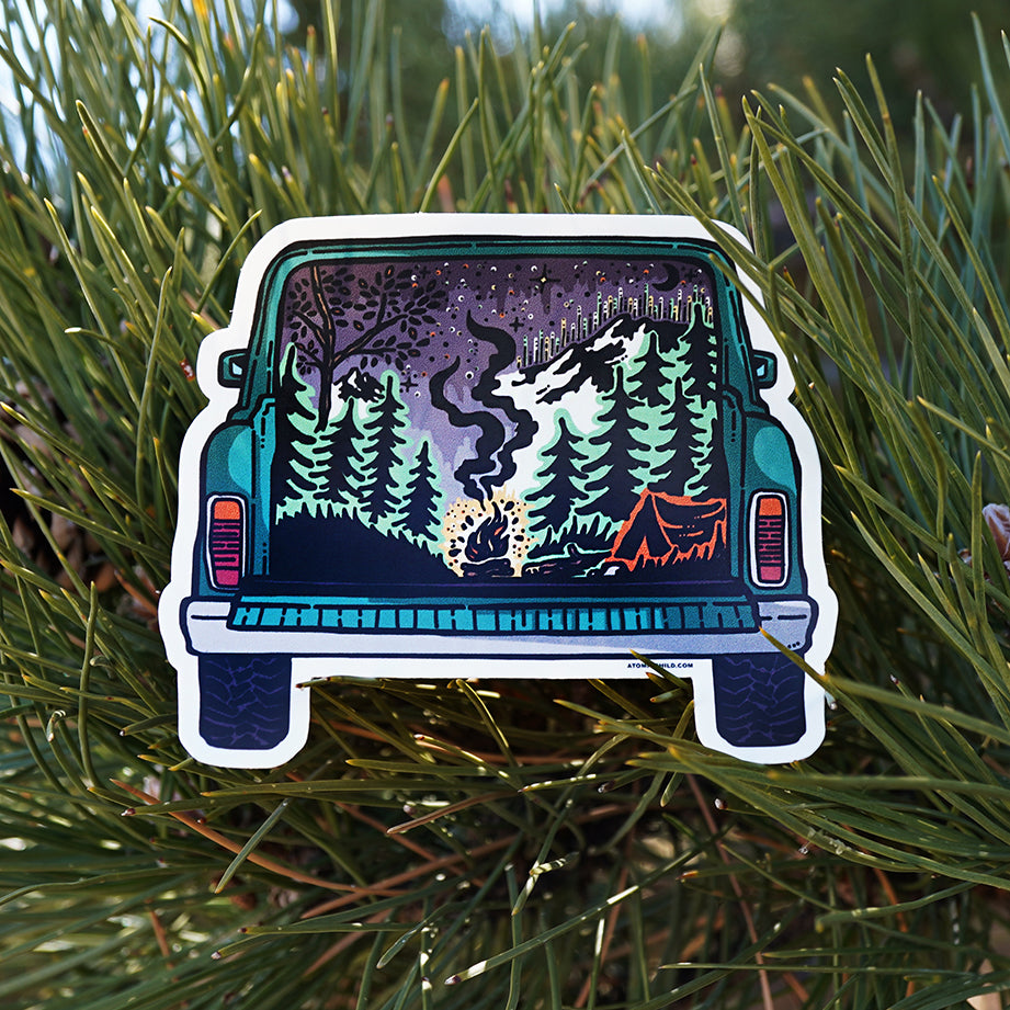 Going Places Sticker — Atomicchild