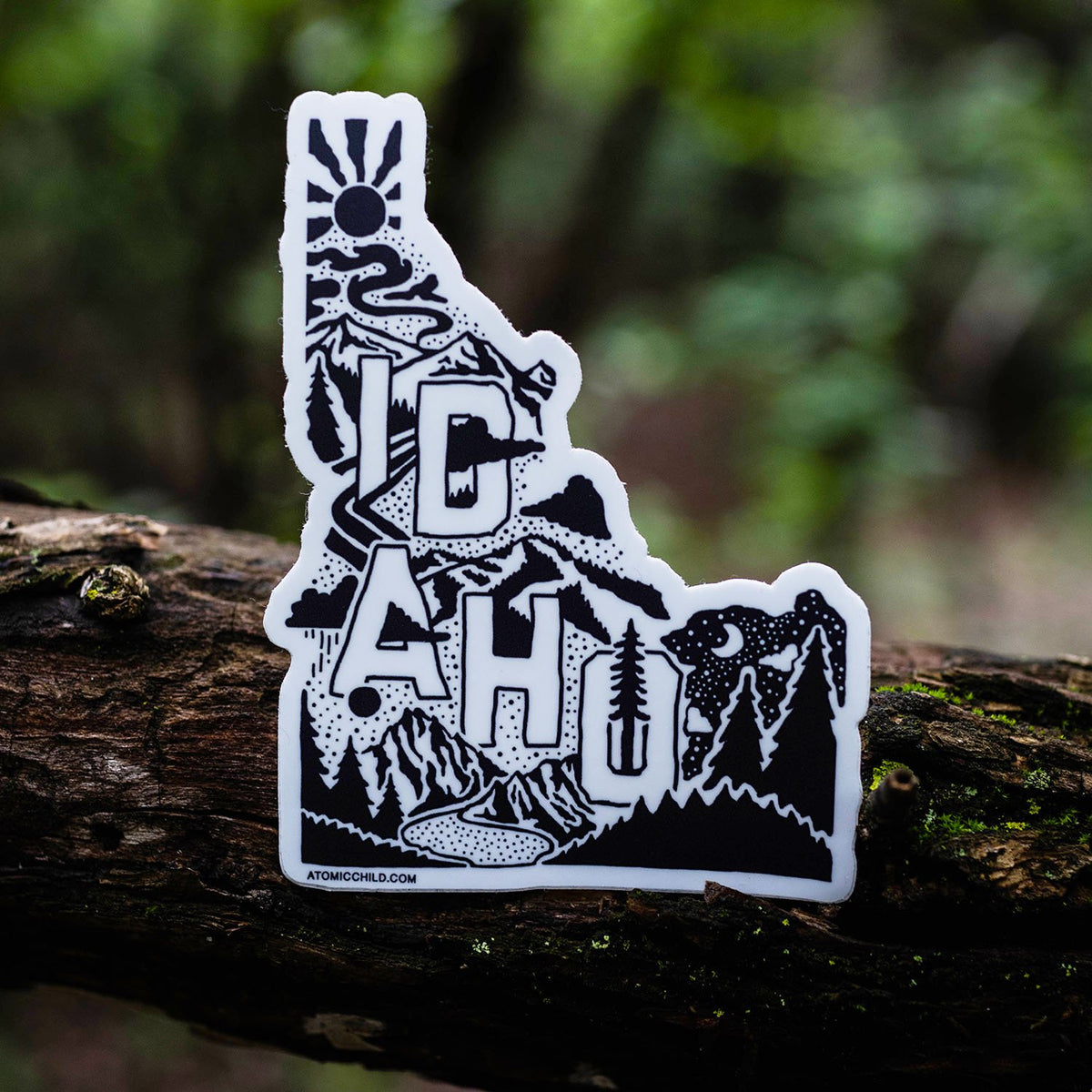 Idaho Sticker — Atomicchild
