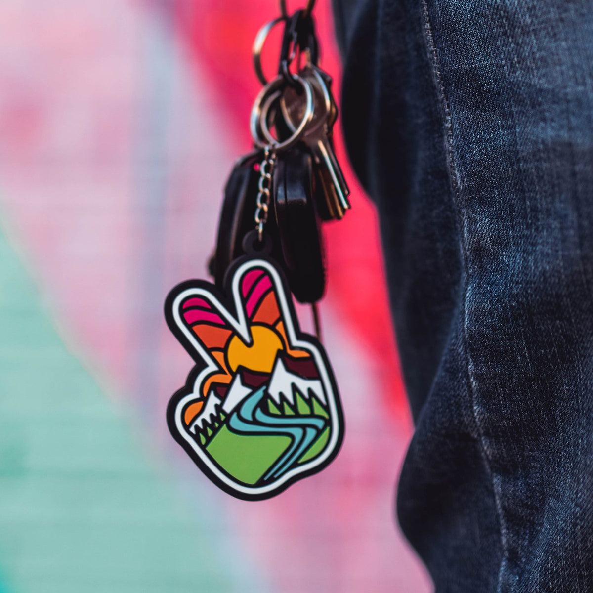 Peace Keychain — Atomicchild