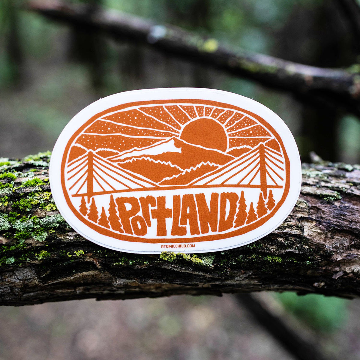 Portland Sticker — Atomicchild