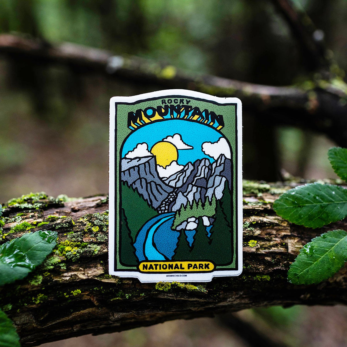 RMNP Baseball Card Sticker — Atomicchild