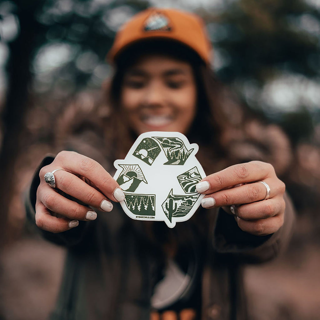Recycle Sticker Atomicchild Recycle Sticker Atomicchild