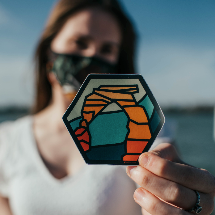 Delicate Arch Sticker — Atomicchild