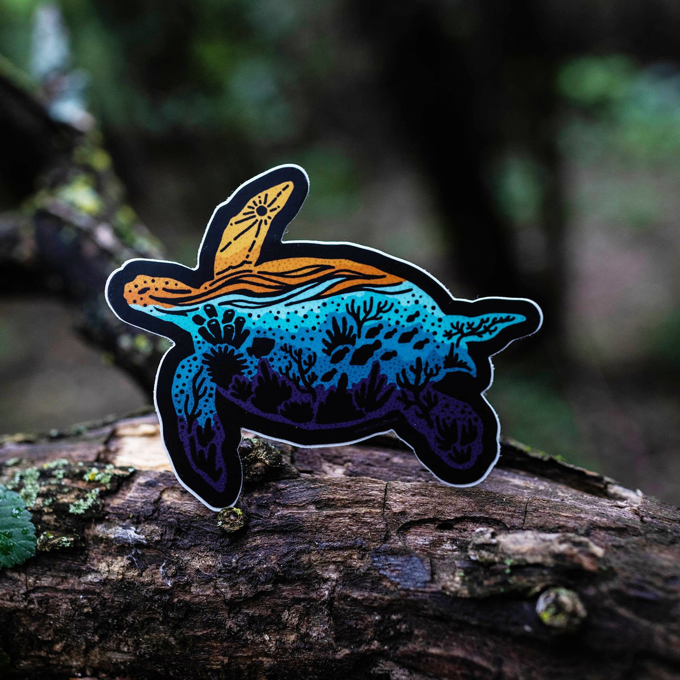 Sea Turtle Sticker — Atomicchild