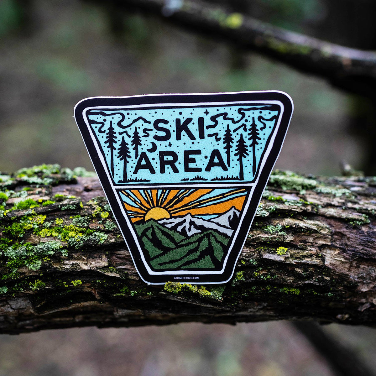 Ski Area Sticker — Atomicchild
