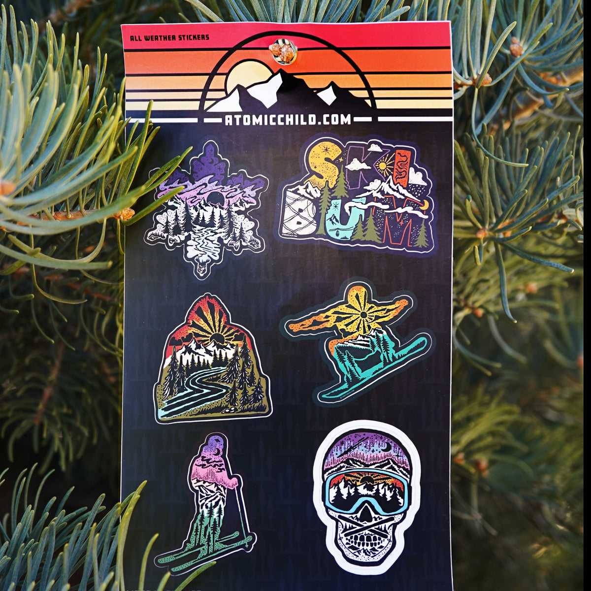 Winter Mini Sticker Sheet — Atomicchild